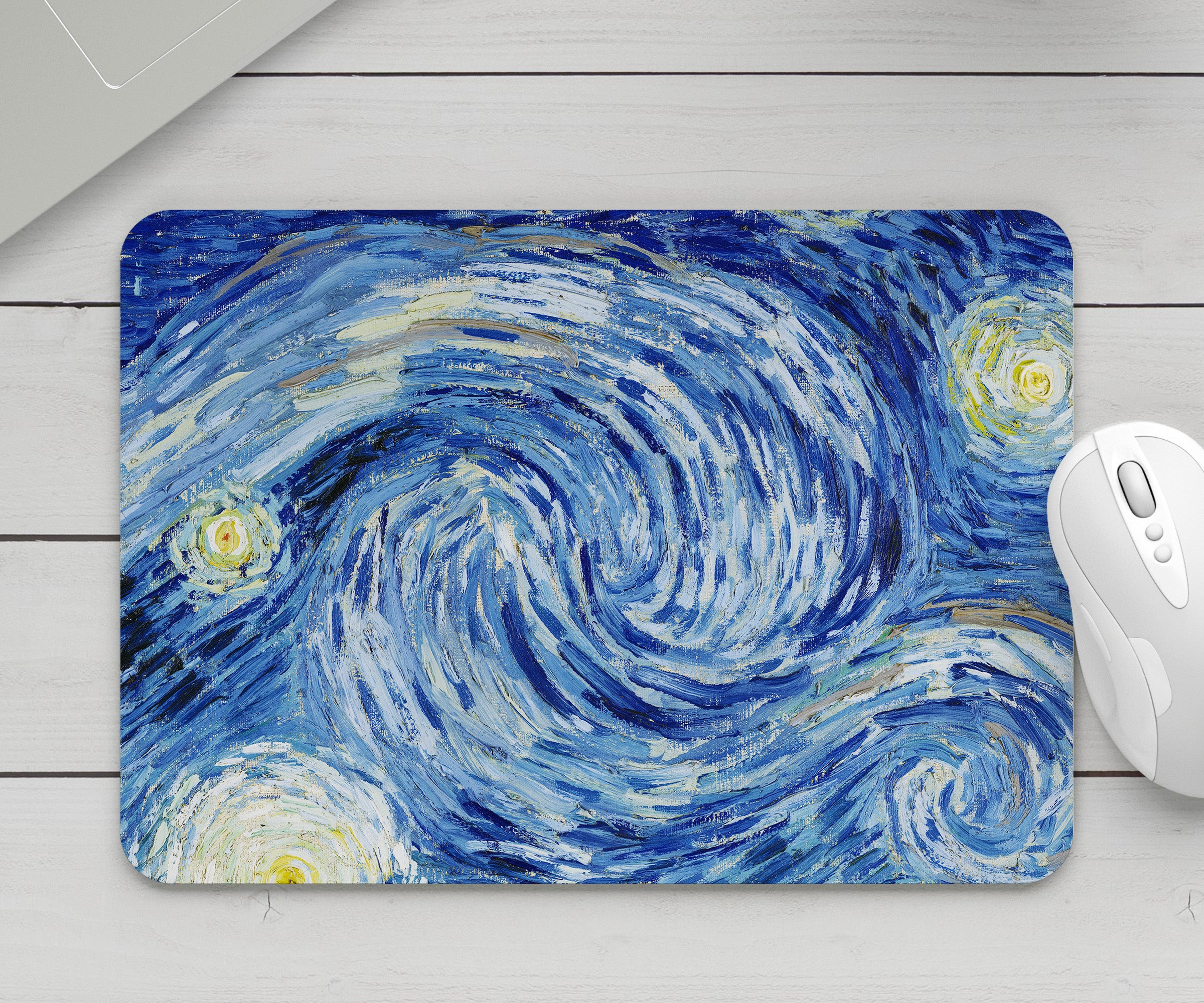 Feblilac Starry Night Mouse Pad, Mouse Pad, Office Decor, Desk ...
