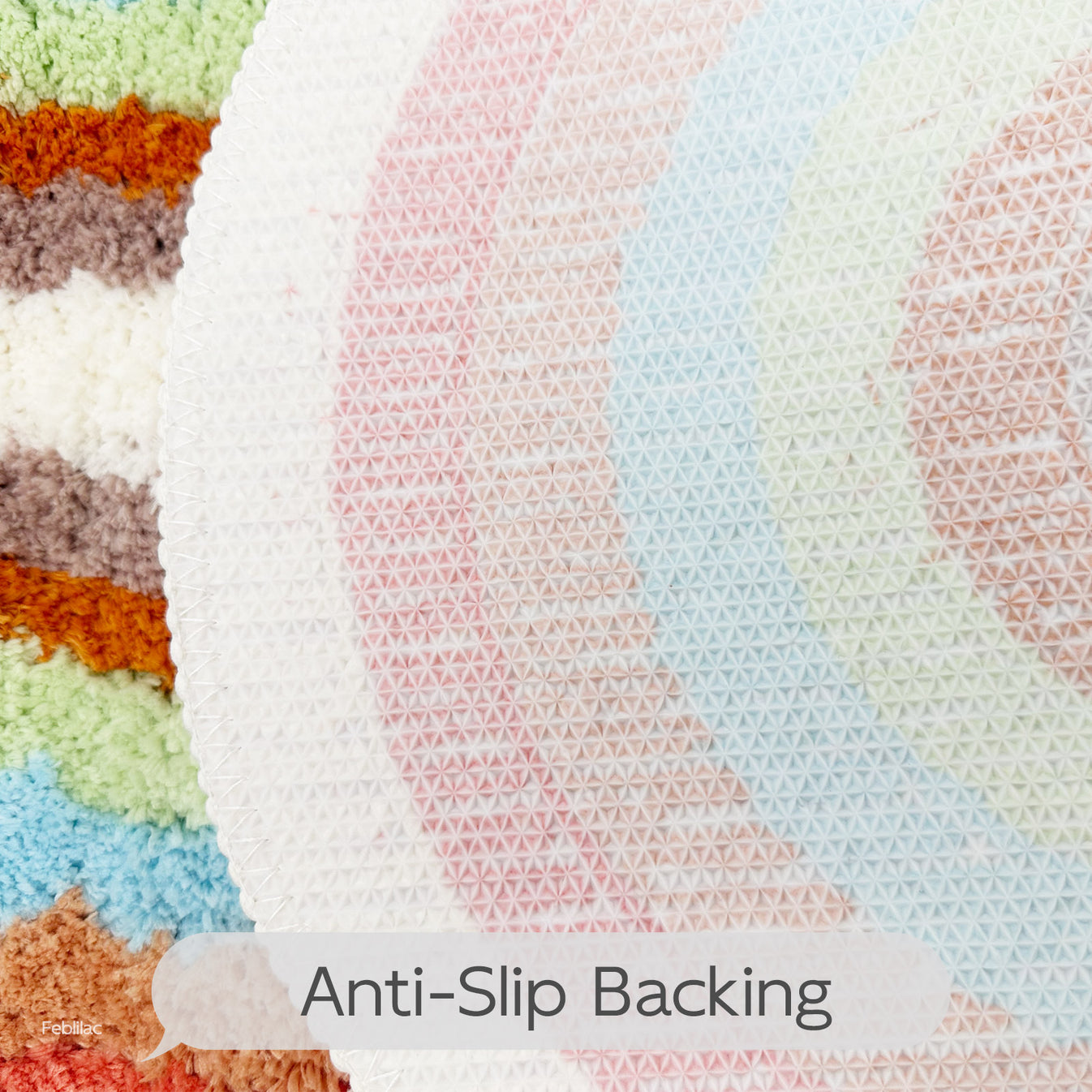 Feblilac Rainbow Runway Bedroom Mat, Cute Ultra Soft Mat – Feblilac® Mat