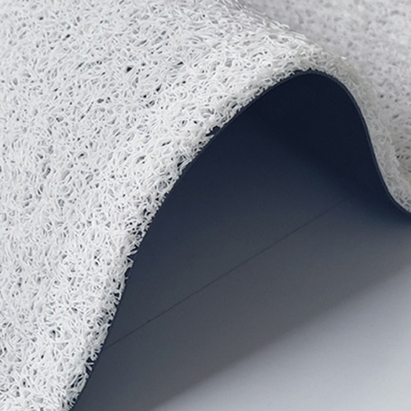 Feblilac White Flowers and Green Leaves PVC Coil Door Mat – Feblilac® Mat