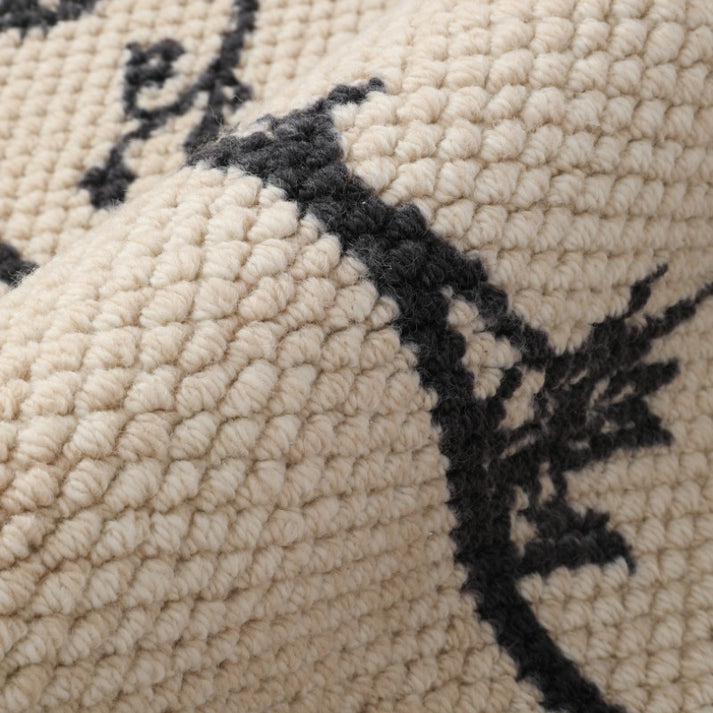 Feblilac Rectangular Secret Garden Living Room Wool Carpet, Rectangular ...