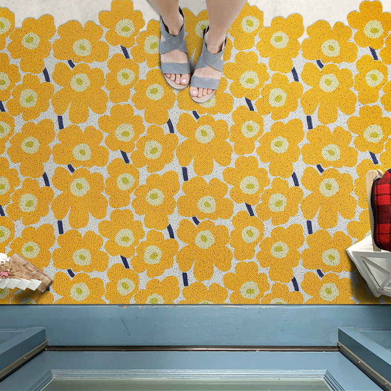 Yellow Flowering Shrubs Door Mat – Feblilac® Mat