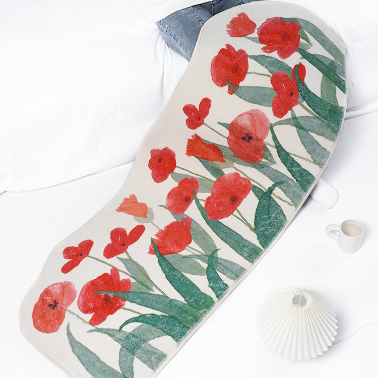 Red Flowers Garden Runner – Feblilac® Mat