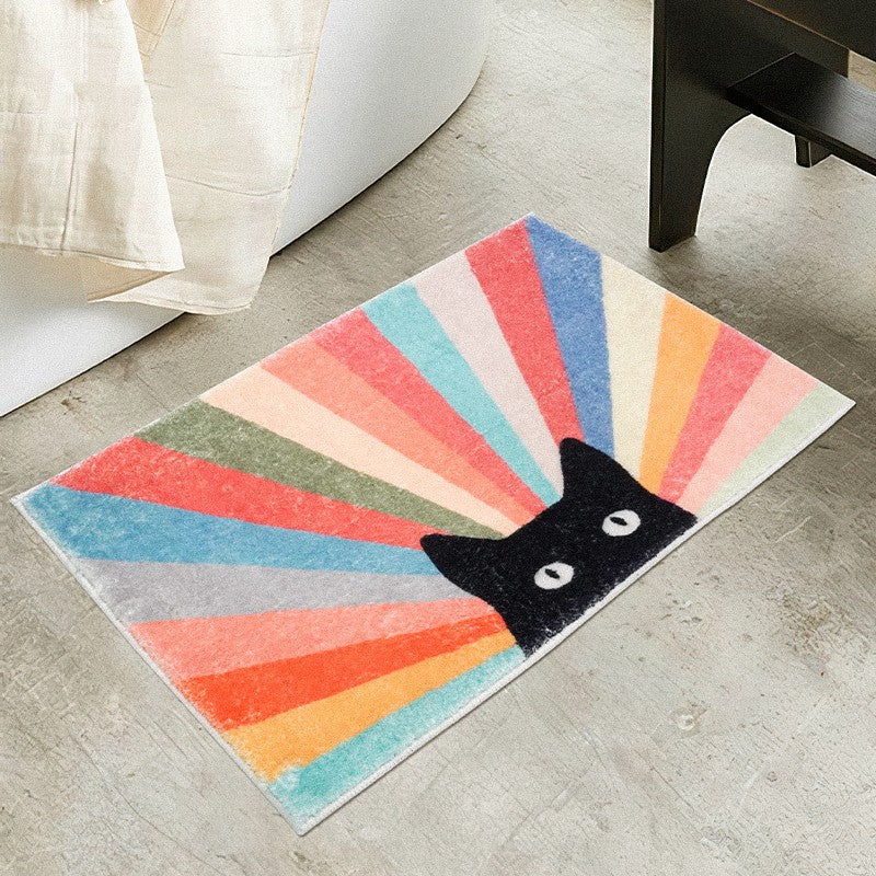 Rainbow Cat Bath Mat – Feblilac® Mat