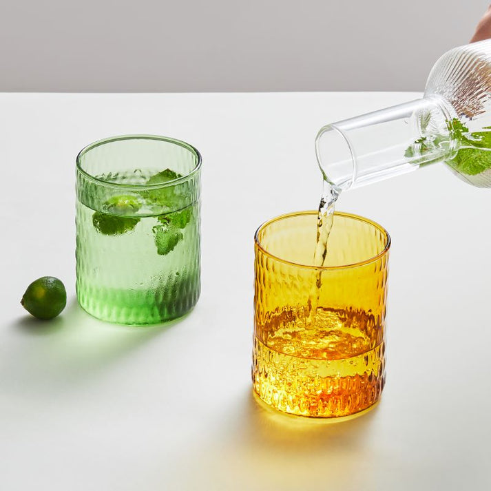 Dotted Glass Cups - 6 Colours – Feblilac® Mat